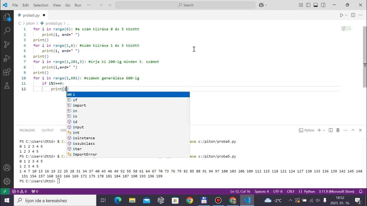 13 - python for ciklus - YouTube