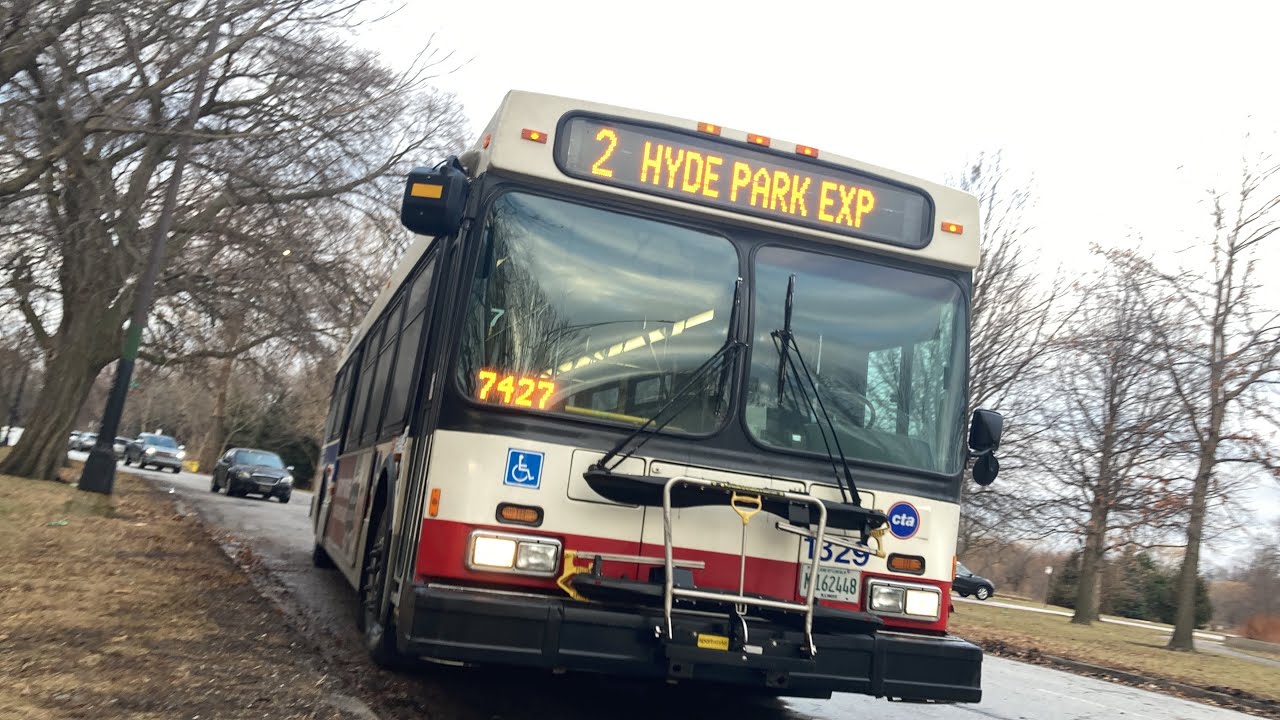 CTA On Board Riding 2007 New Flyer D40LF Bus 1329 on Route 2 from 60th ...