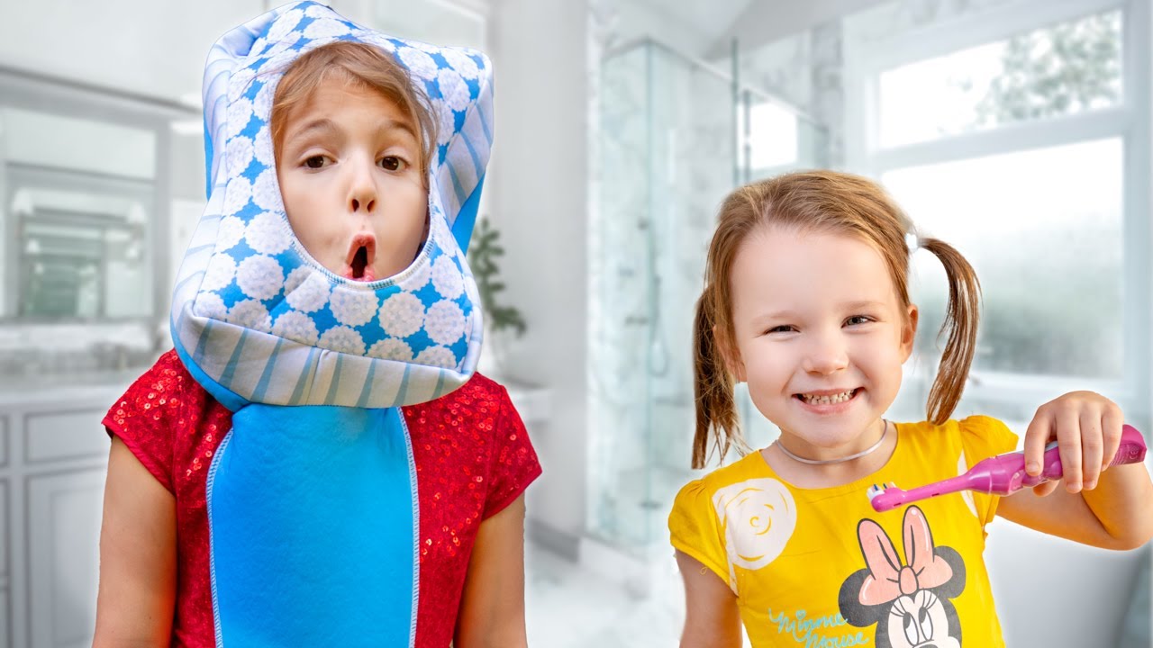 Family Morning Routine | Brush Teeth and Wash Your Face - YouTube