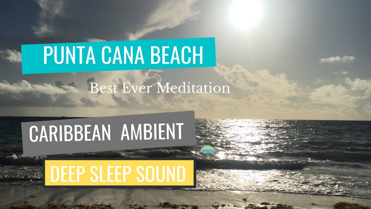 Relaxing Beach Waves with Caribbean Ocean Sounds, Ambient Noise For ...