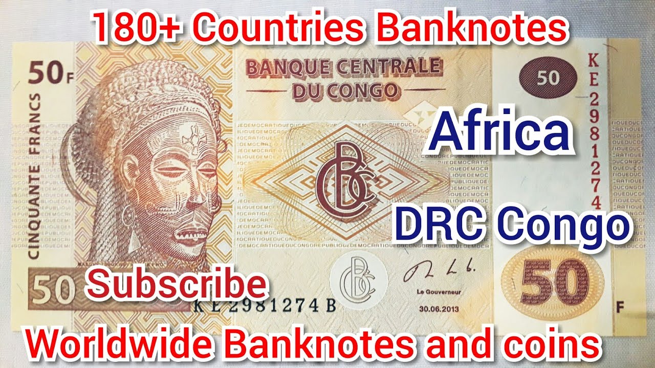DRC Congo banknote || Congo franc currency || Congo franc Paper Money ...