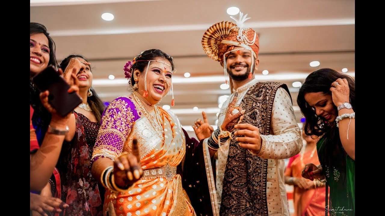 Manish ♥️ Snehal l Grand Wedding Cinematic |Best wedding shoot |Sumit Chavan Photography - YouTube