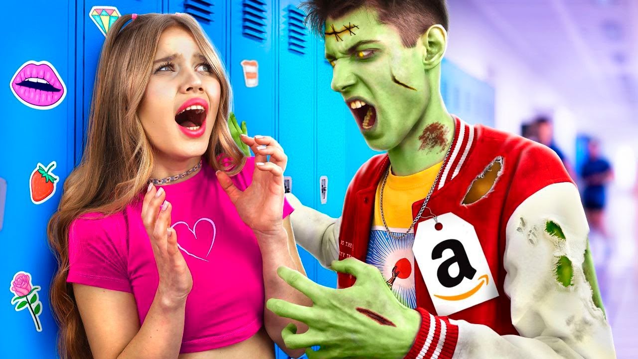 I Bought Zombie on Amazon! Zombie Apocalypse at School - YouTube