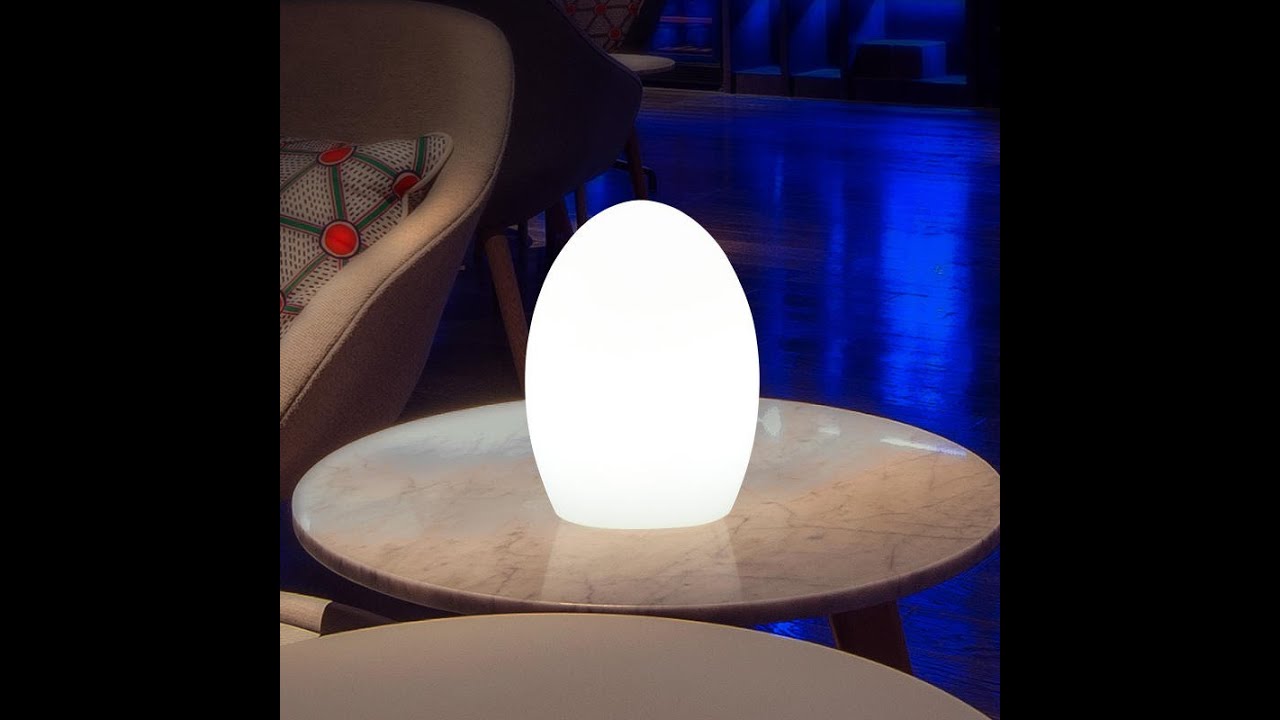 Remote Control Egg Shape Led Table Lamp From LED Lights Products ...