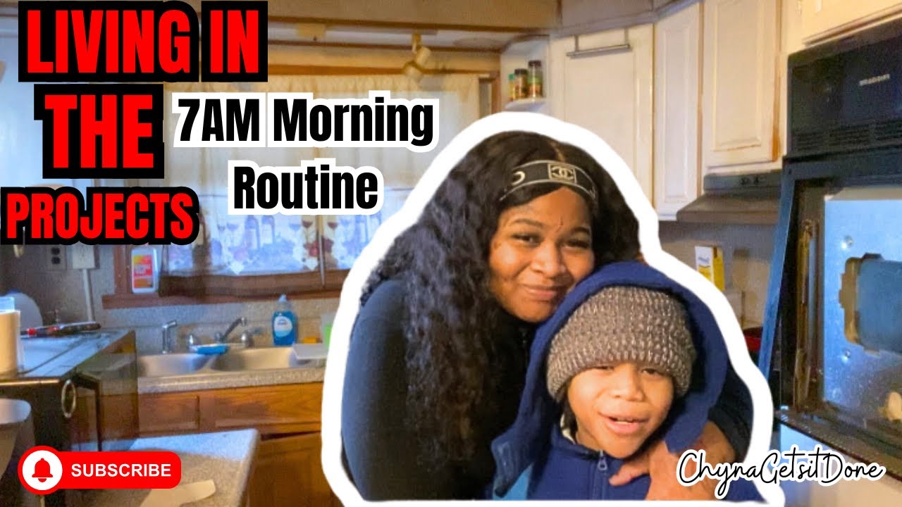 Living In The Projects || Morning Routine || Vlogmas Day 3 - YouTube