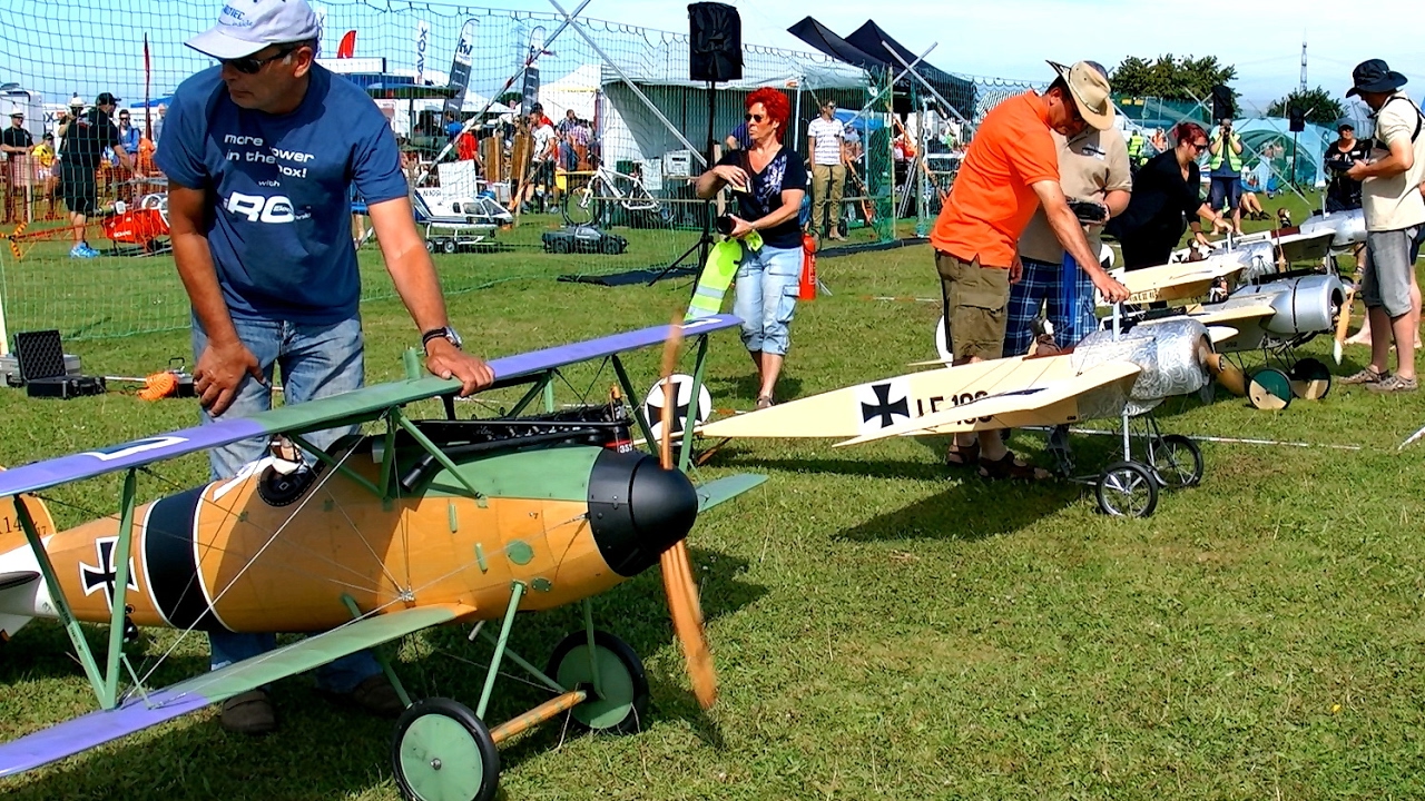 SCALE MODEL AIRPLANE ANTIK FLIGHT SHOW / Euroflugtag Rheidt 2016 - YouTube