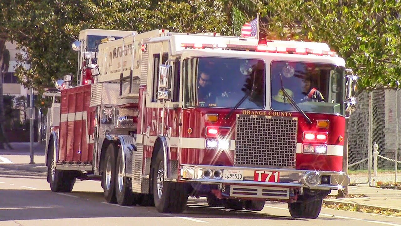 OCFA Truck 71 - YouTube