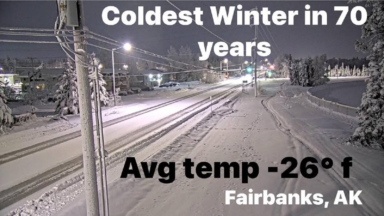 Coldest Winer In 70 Years, Fairbanks Alaska - Heavy Mountain Snow ...