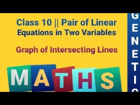 Mathematics Class 10 || Pair of Linear Equations in Two Variables ...