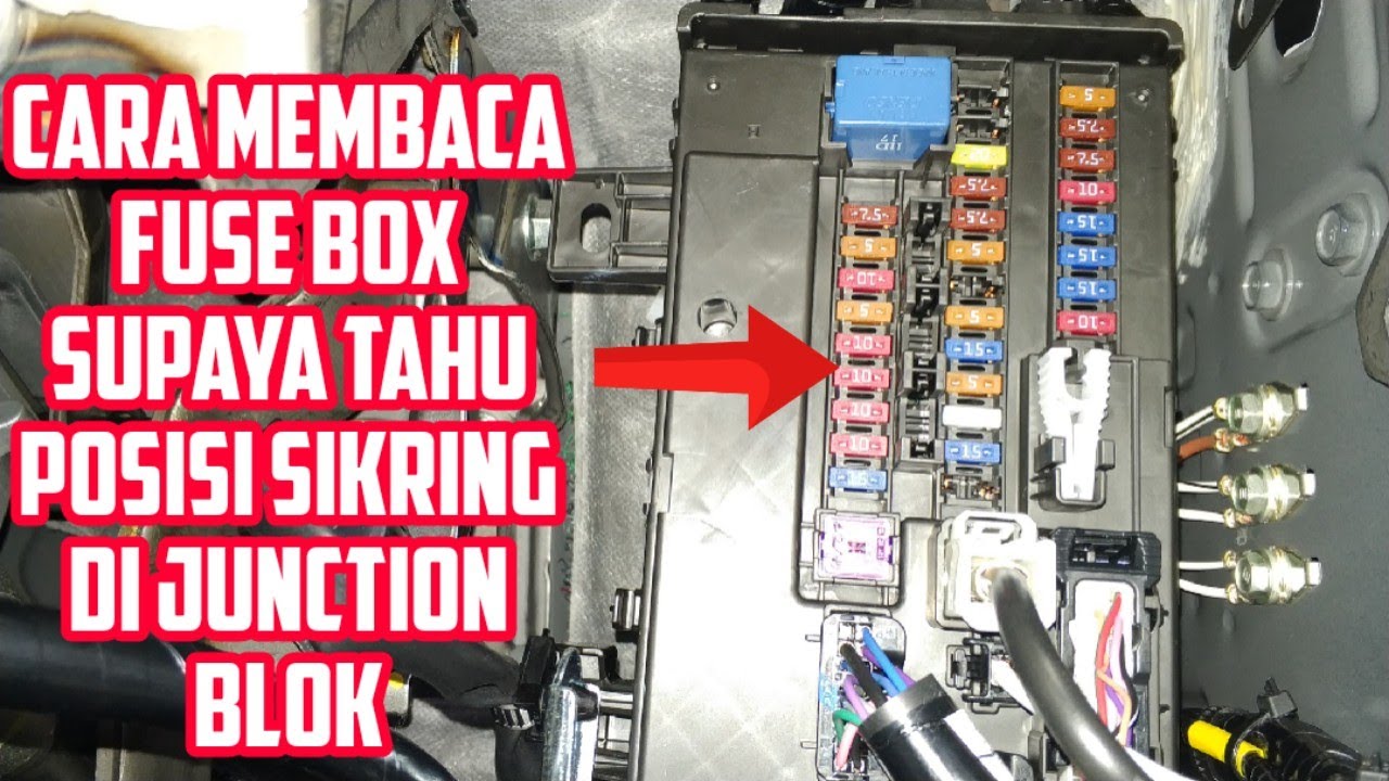 CARA MEMBACA FUSE BOX UNTUK MENGETAHUI LOKASI SIKRING - YouTube