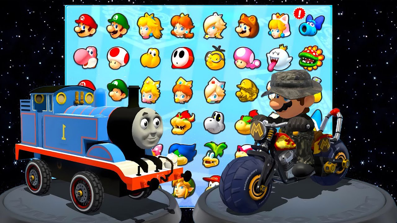 Mario Kart 8 Deluxe: Captain Price Mario vs. Thomas in an Epic Cherry ...