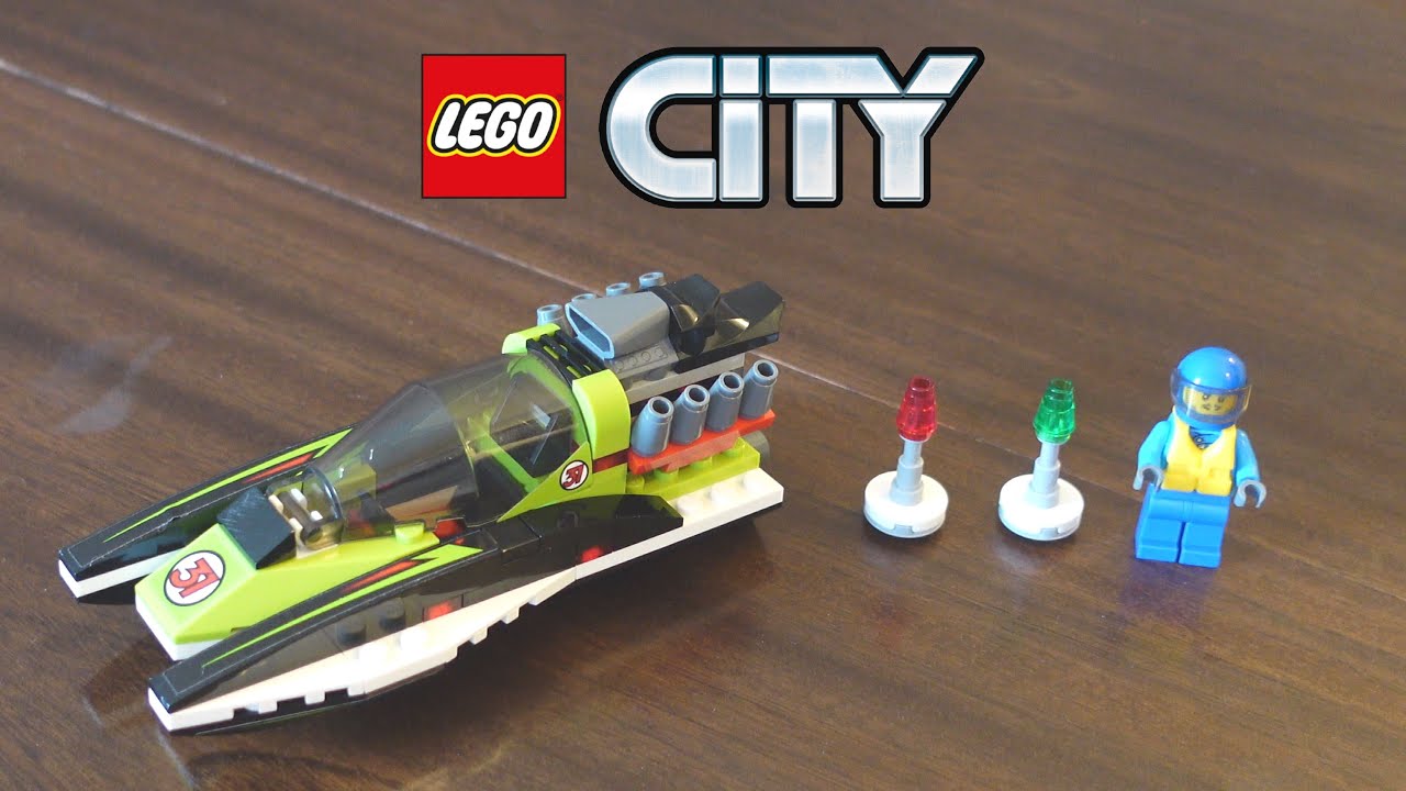 Lego City 60114 Race Boat - YouTube