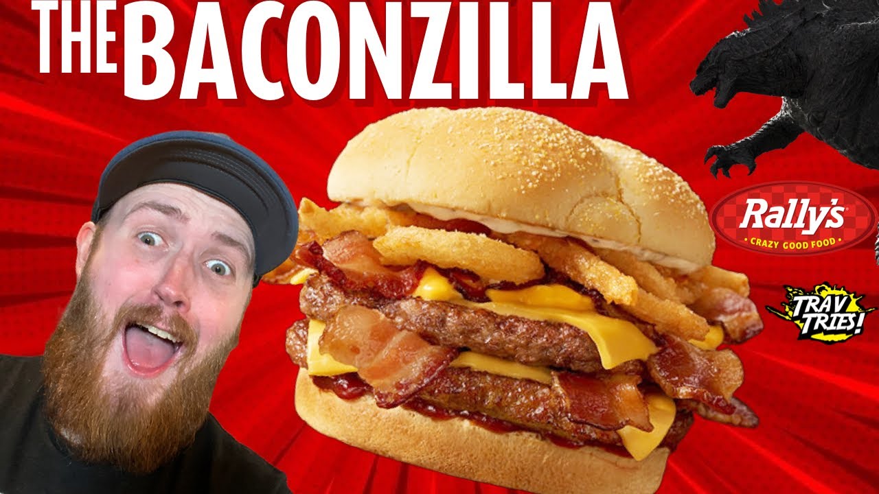 Rally’s® Checkers® BACONZILLA 🥓 🍔 Is it still good? - YouTube