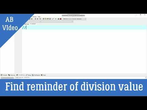 Find remainder After Division || code in C++ || By Abdul Basit - YouTube