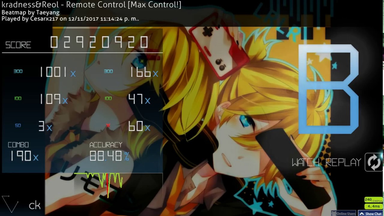 Osu! | kradness&Reol - Remote Control [Max Control!] - YouTube