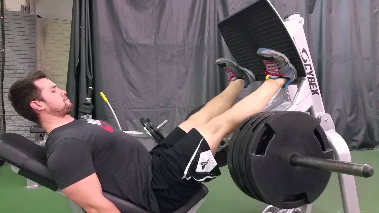 Plated Leg Press - YouTube