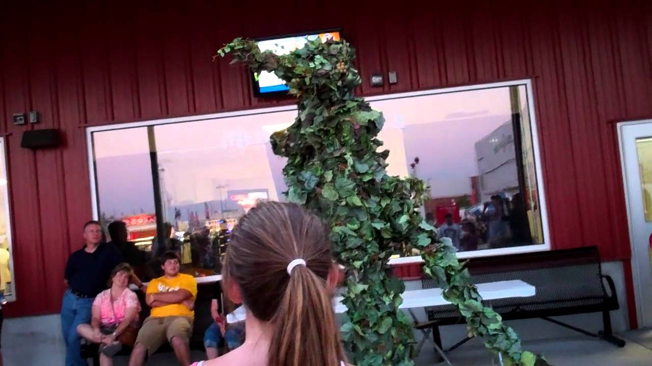 Amazing Tree Woman at the Nebraska State Fair 2011 - YouTube