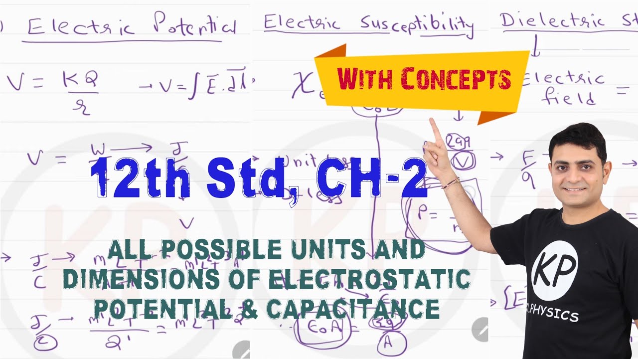 Quick Revision- Ch-2, Dimensional formula Electric Potential and ...