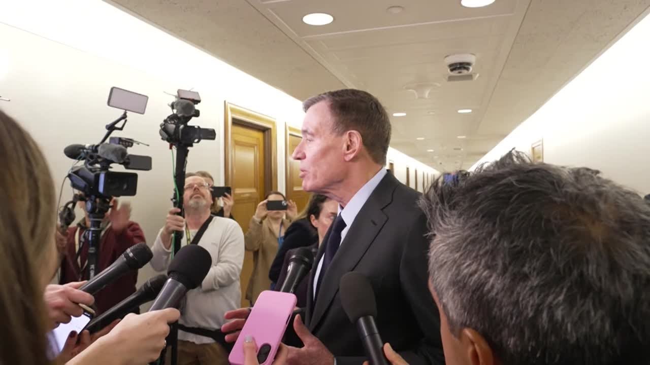 FULL REMARKS: Mark Warner talks with reporters about interference in ...