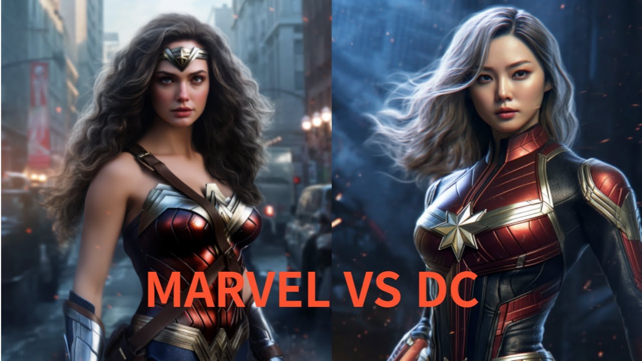 MARVEL VS DC .AI.Art.Beauty.lookbook.costume. - YouTube