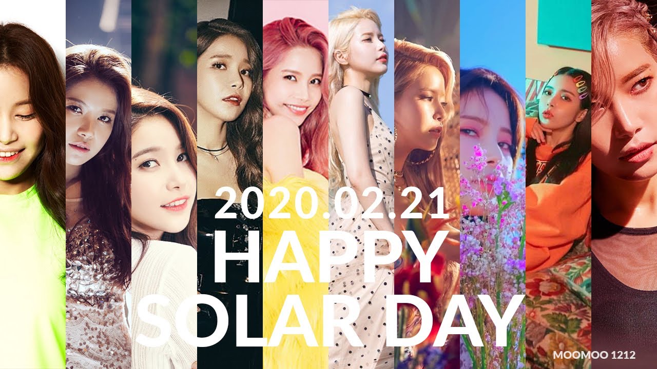 (마마무 솔라) HAPPY SOLAR DAY 2020.02.21!!! - YouTube