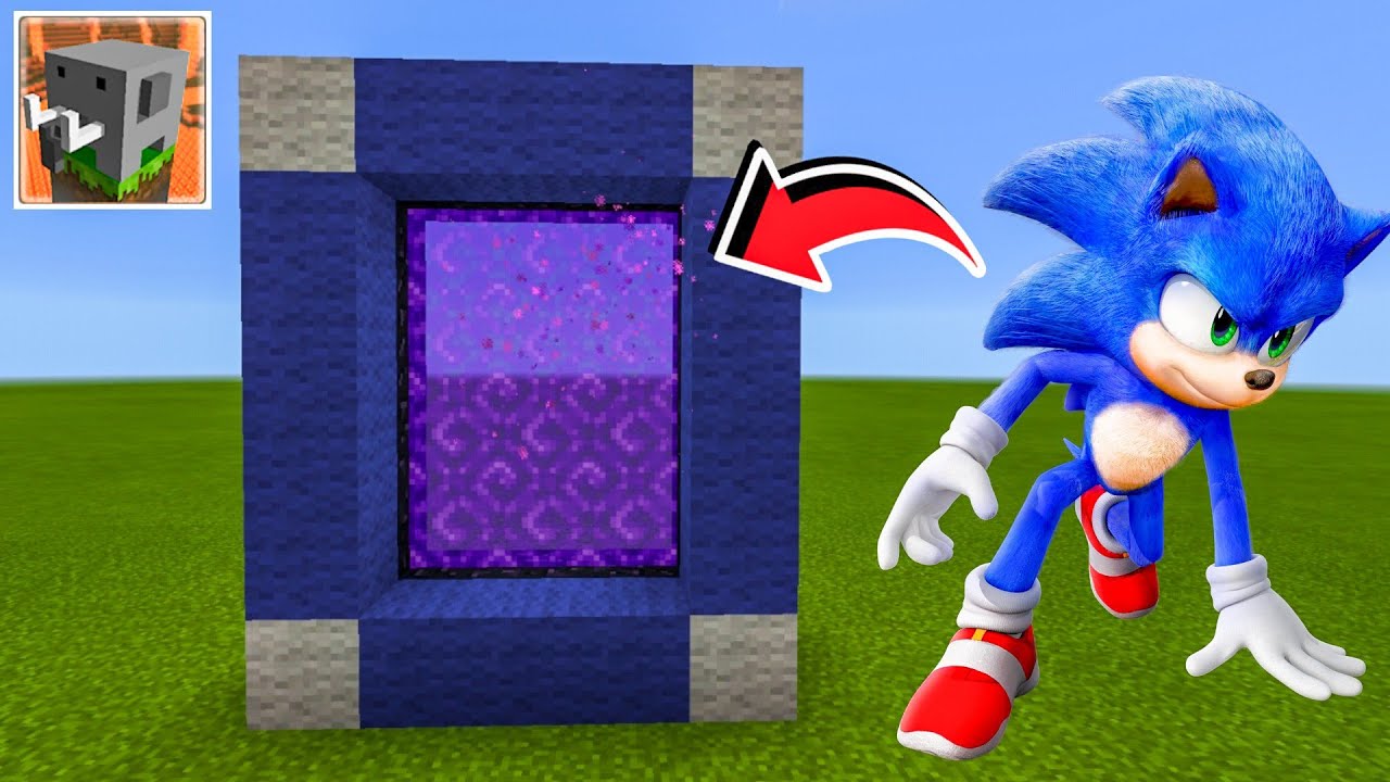 How to Make a PORTAL to SONIC in Craftsman - YouTube