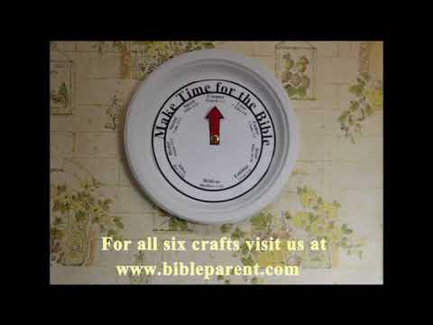Make Time for the Bible VBS craft - YouTube