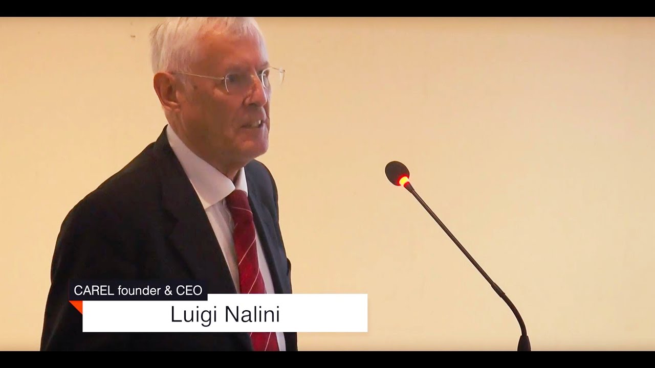 Luigi Nalini, CAREL CEO, at the 5th ‘Energy in Buildings’ conference ...