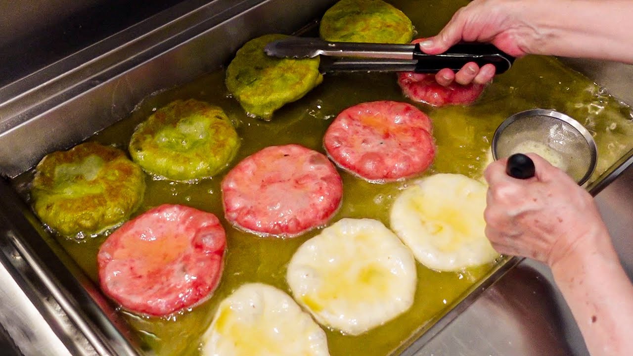 Special traditional Taiwanese green onion pancake "Rou Bing" /蔥肉餅 (麻辣 ...