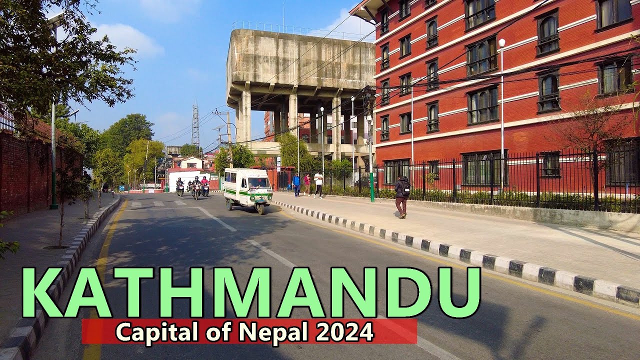🇳🇵Kathmandu City During Rush Hour 4K Ride Anamnagar to Naxal - Capital ...