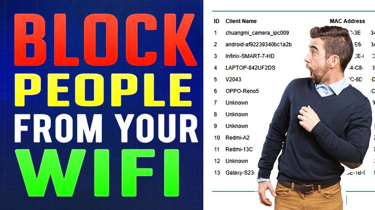 how to block other users from using my wifi router tp link || wifi ...