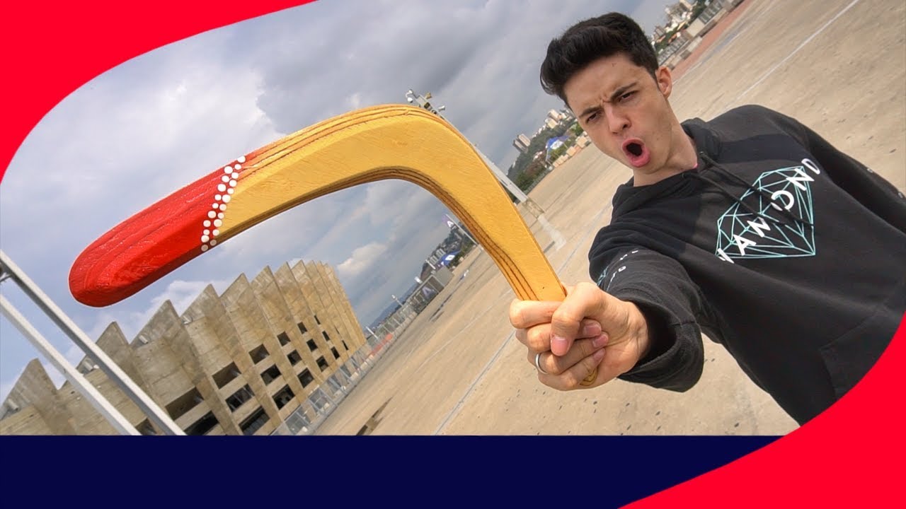 COMO JOGAR UM BOOMERANG ELE VOLTA YouTube COMO JOGAR UM BOOMERANG ELE VOLTA YouTube