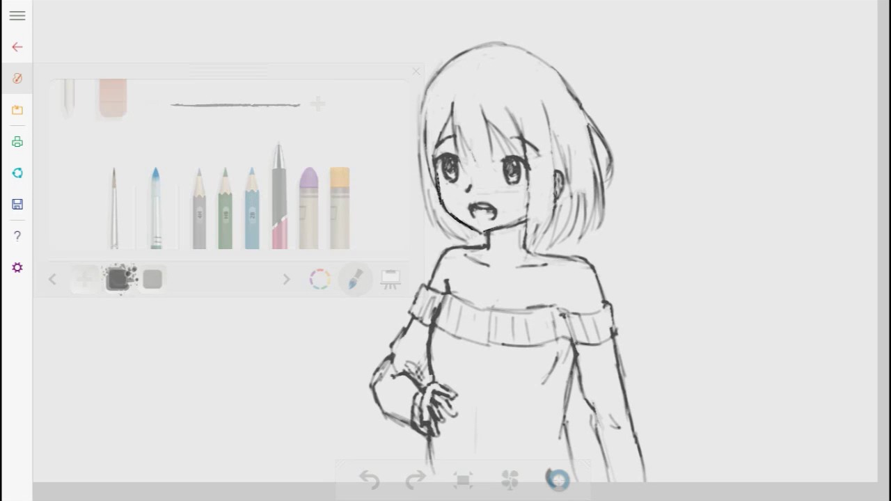 Drawing Practice in Fresh Paint 01 - YouTube