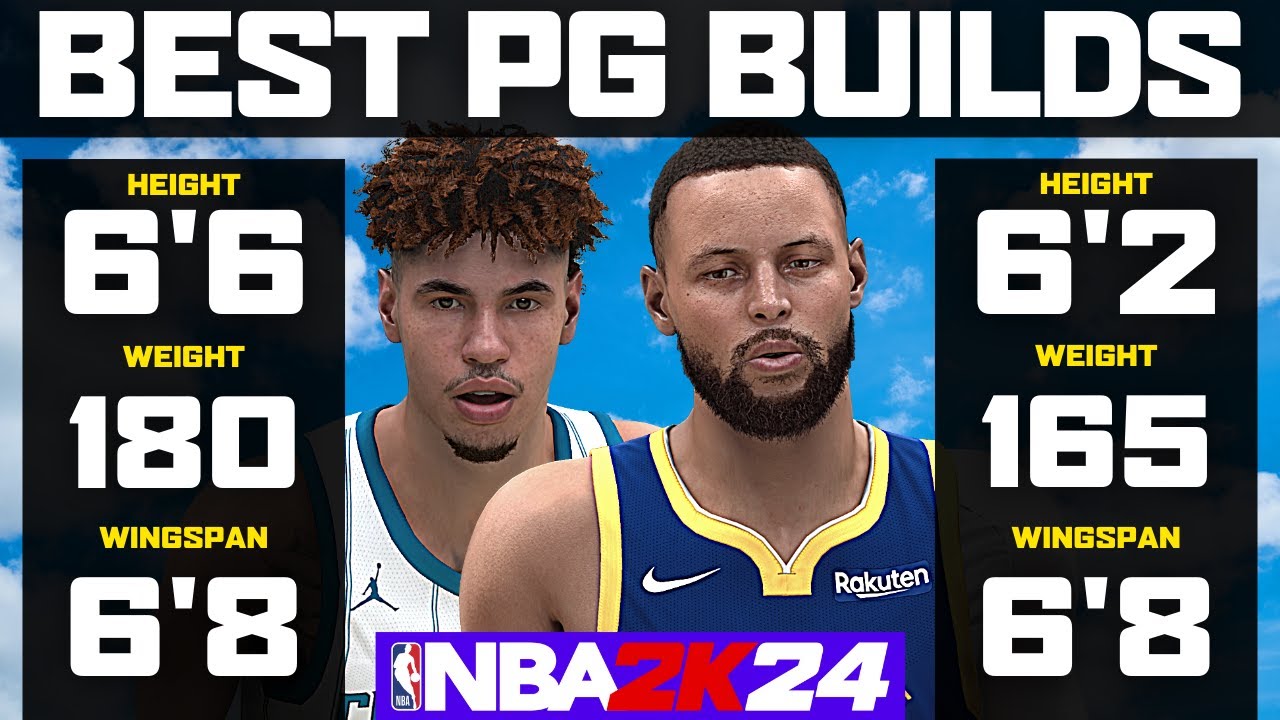 BEST POINT GUARD BUILD NBA 2K24 | Comp PG Build Rec and ProAm | Season ...