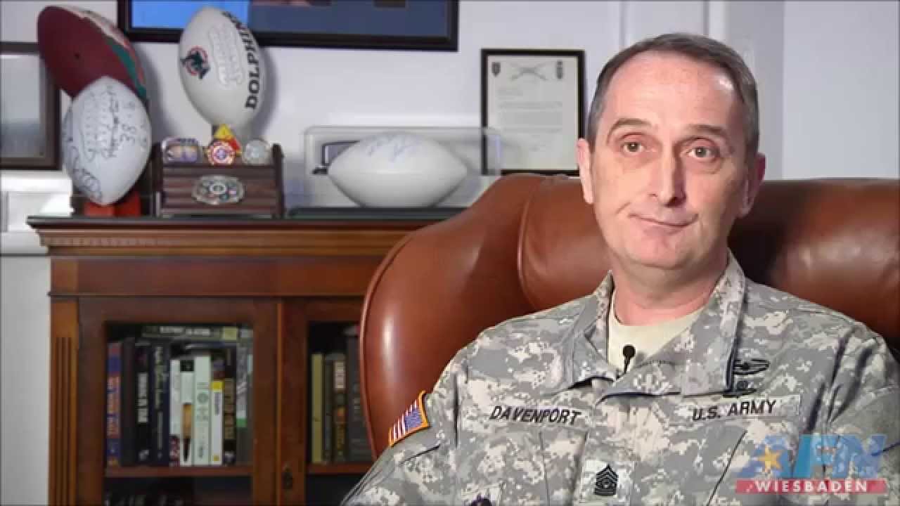 USAREUR CSM Davenport -- Mentoring Message 5 - YouTube
