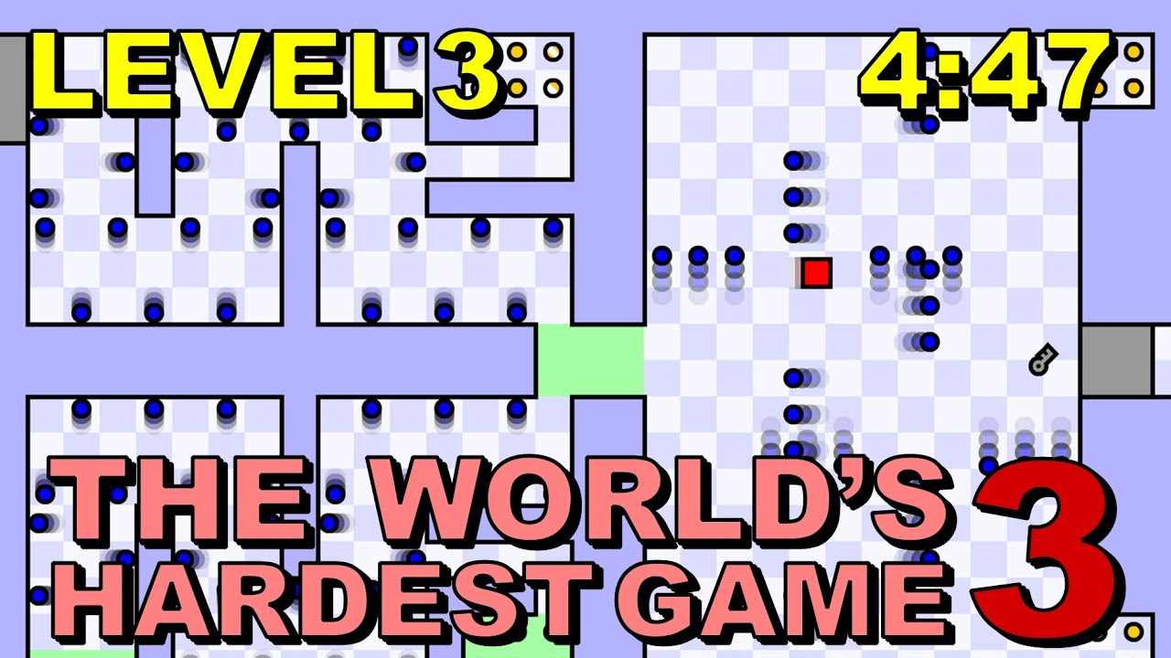 [Former WR] The World's Hardest Game 3 Level 3 in 4:47 (Any%) - YouTube