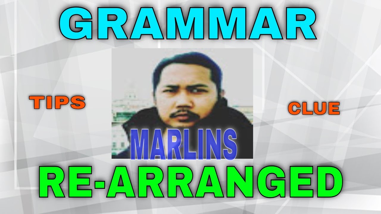 CONTOH SOAL GRAMMAR MARLINS TES RE-ARRANGED - YouTube