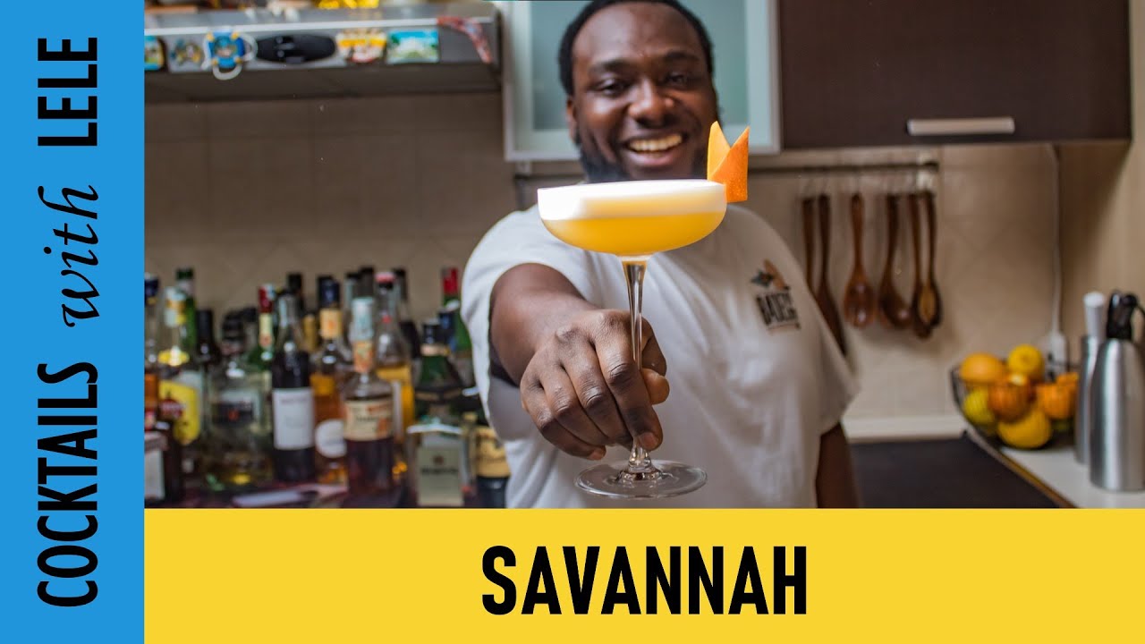 How to make a SAVANNAH Cocktail with LELE | COCKTAIL with GIN - YouTube