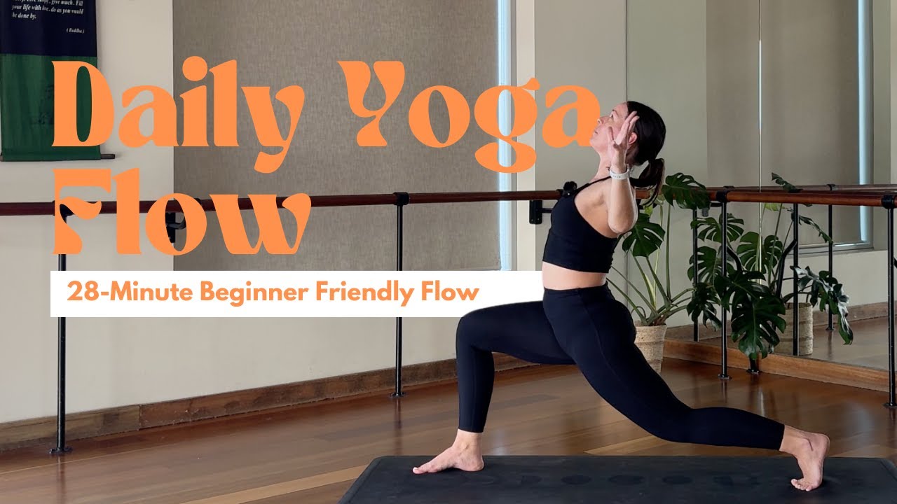 28 Minute Heart Opening Flow || Beginner Friendly Yoga Flow - YouTube