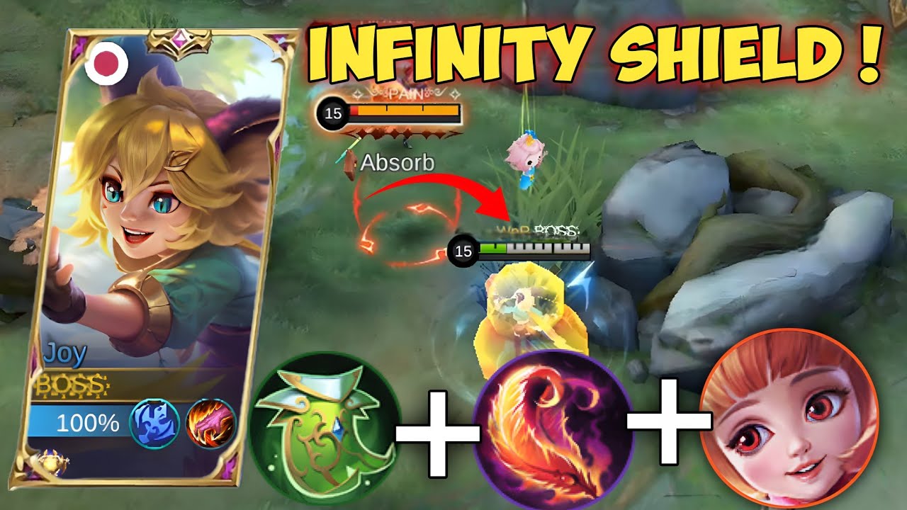 OMG !!! TRY THIS COMBO 🔥 [ INFINITY SHIELD ] | JOY MOBILE LEGENDS - YouTube