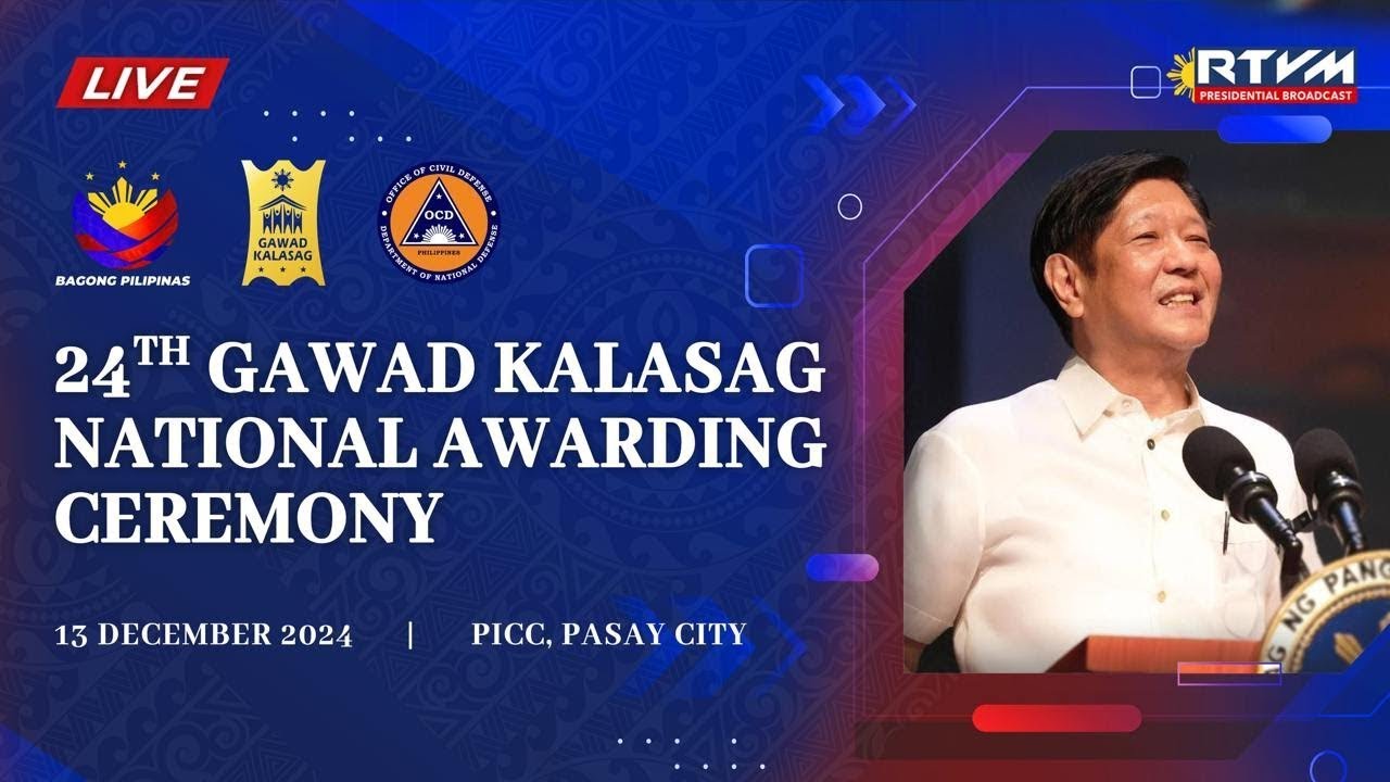 24th Gawad Kalasag National Awarding Ceremony 12/13/2024 - YouTube