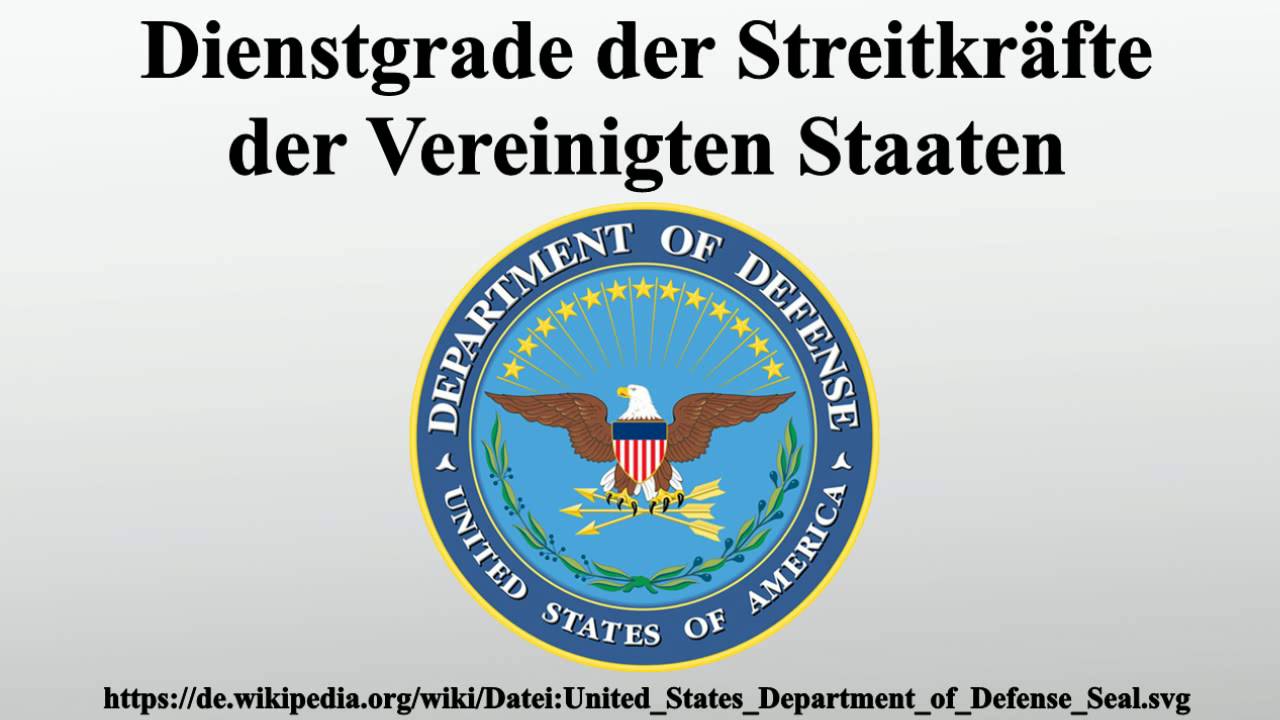 Dienstgrade der Streitkräfte der Vereinigten Staaten - YouTube
