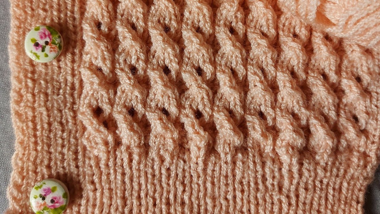 Pretty Knitting Pattern | easy and simple | learn to knit - YouTube