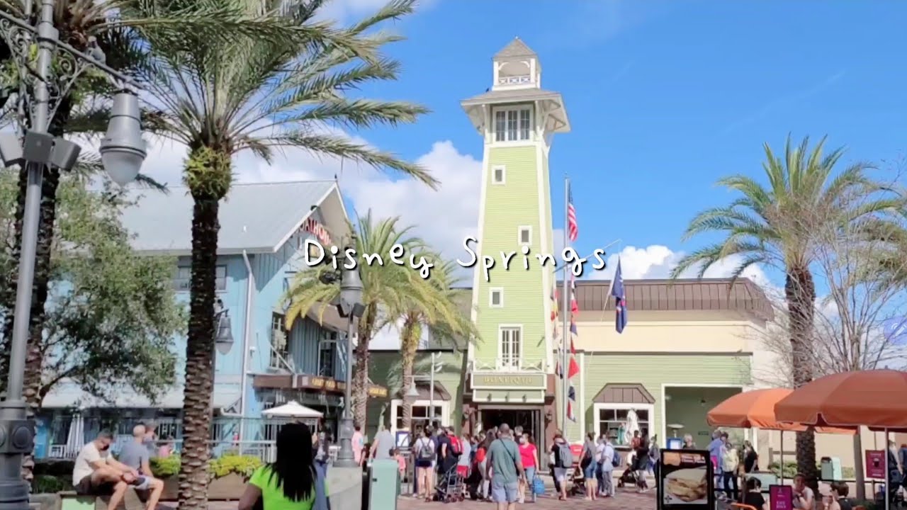 Disney Springs in Orlando, Florida | Shopping Mall - YouTube