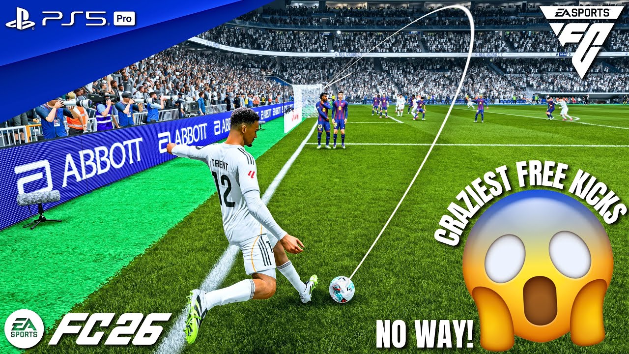 FC 26 - Craziest Free Kicks Compilation You Will Ever Watch! | PS5 Pro ...