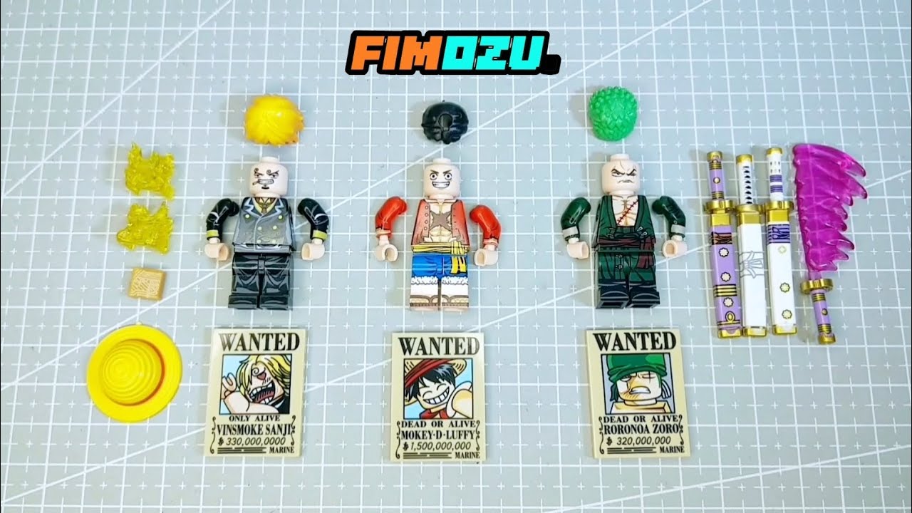 LEGO One Piece | Monkey D. Luffy | Roronoa Zoro | Vinsmoke Sanji ...