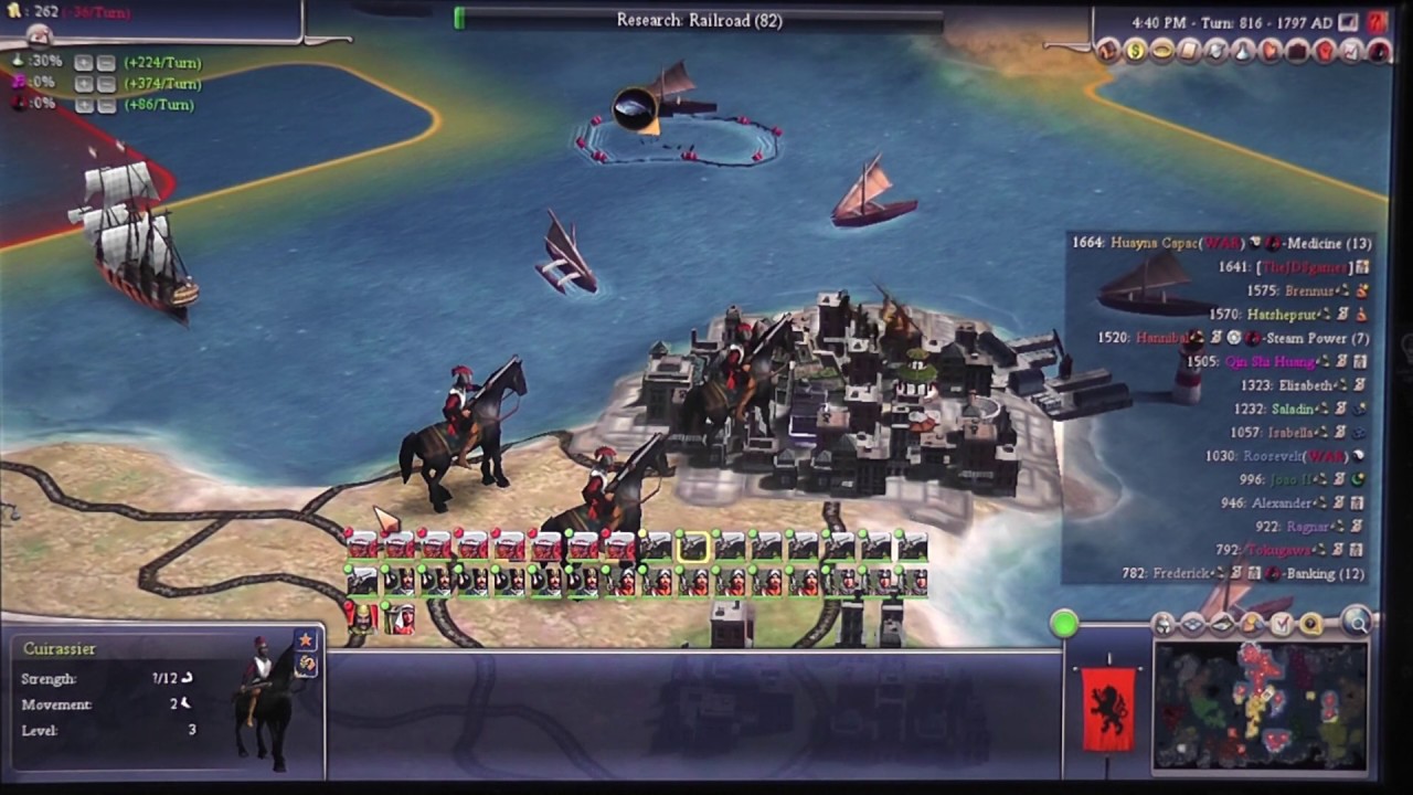 Civilization 4 (3) Part 15 - Inca America War (1) - Curassier's Sunk ...