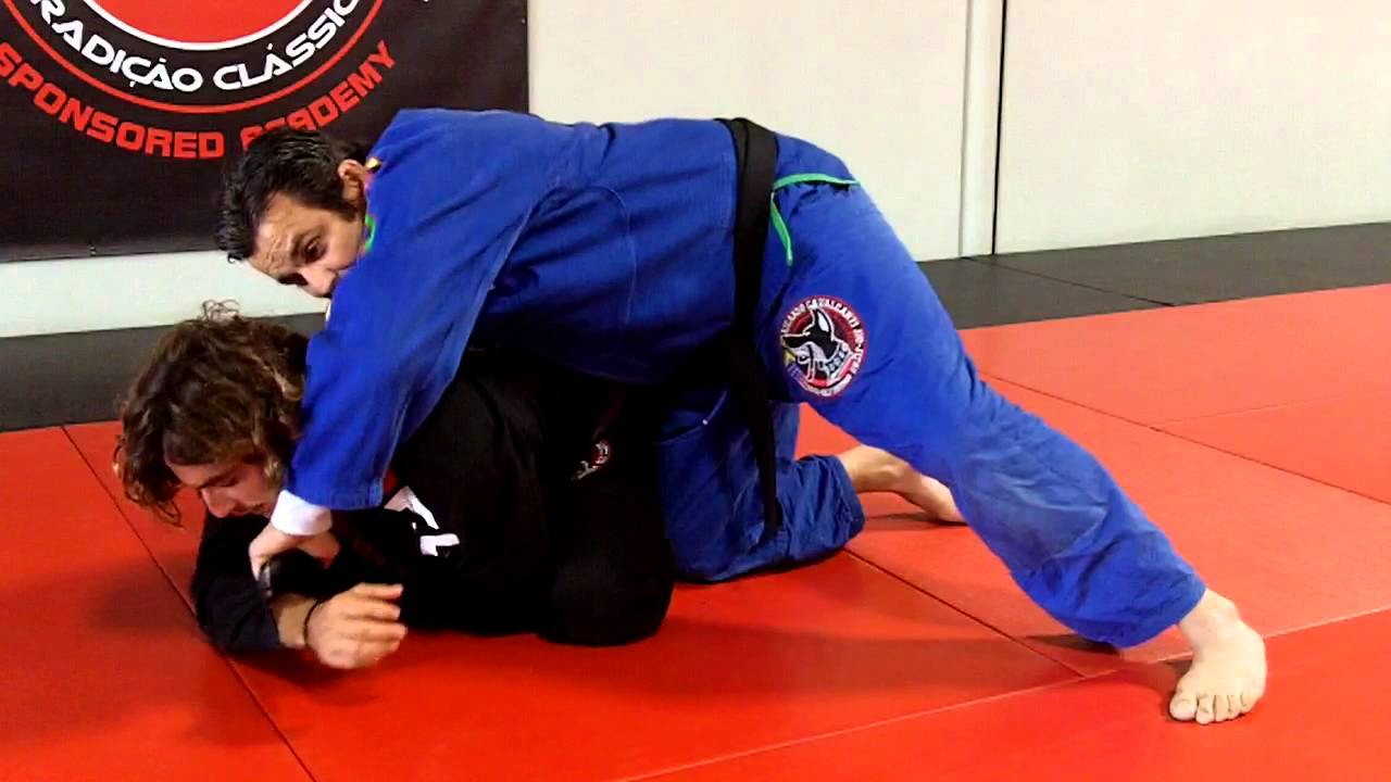 Jiu Jitsu Techniques - triangle attack at all four or turtle - YouTube