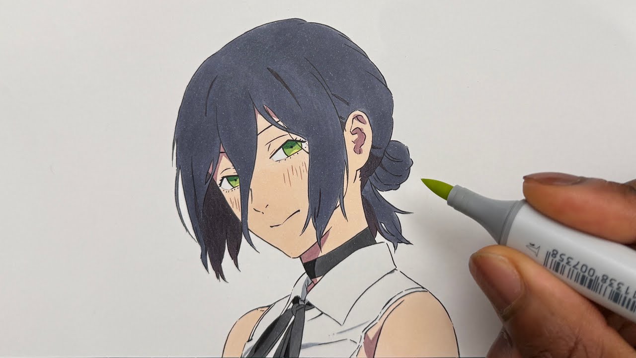 How to Draw Reze from Chainsaw Man – Step by Step (Full Tutorial) - YouTube