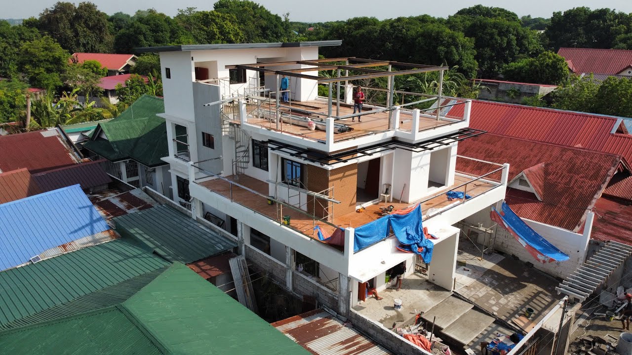 FRAMING NG BUBONG SA ROOFDECK GAANO KATIBAY - YouTube